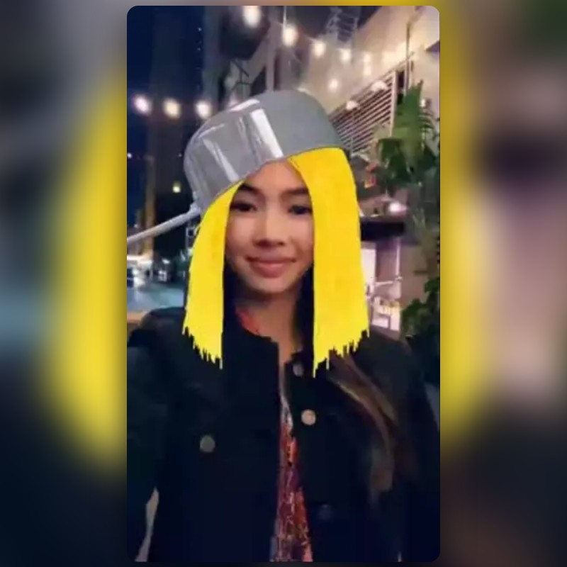 spaghetti head Lens by Steven Kelly - Snapchat Lenses and Filters