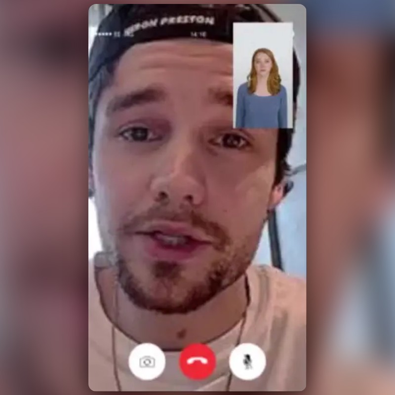 Liam Facetime Lens by Jawan - Snapchat Lenses and Filters