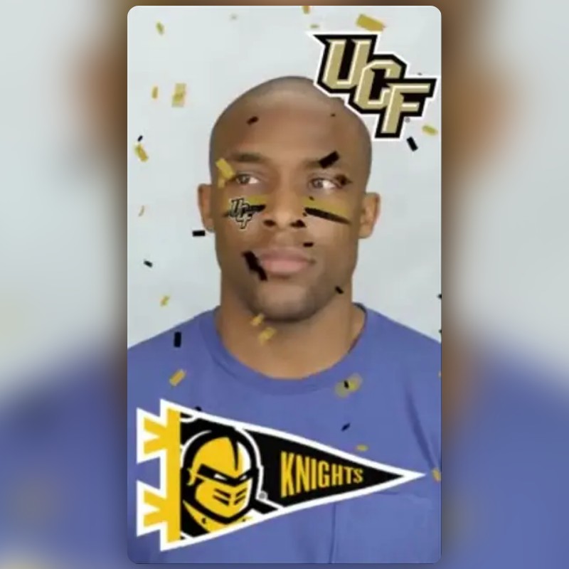 UCF KNIGHTS Lens by Aashvi Patel - Snapchat Lenses and Filters