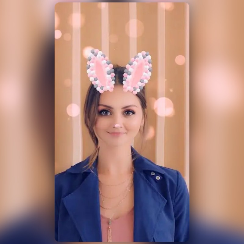 Pom-pom Bunny Filter by Snapchat | Snapchat Lenses