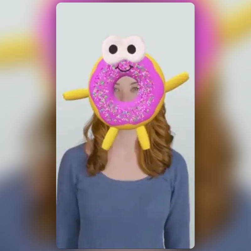 Donut Head Filter by عبدالله الروقي | Alroqi | Snapchat Lenses