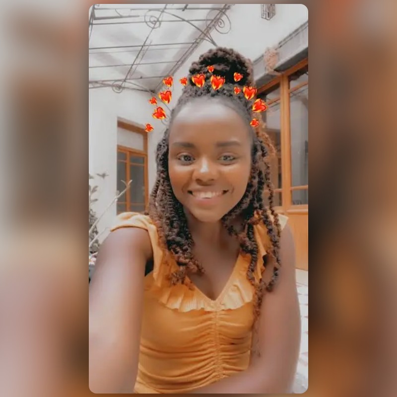 Hearts Crown Lens by Snapchat - Snapchat Lenses and Filters