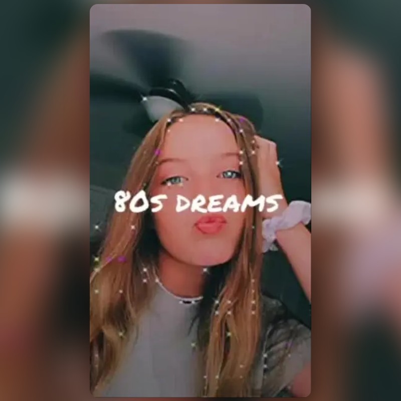 80s dreams Filter by Snapchat | Snapchat Lenses