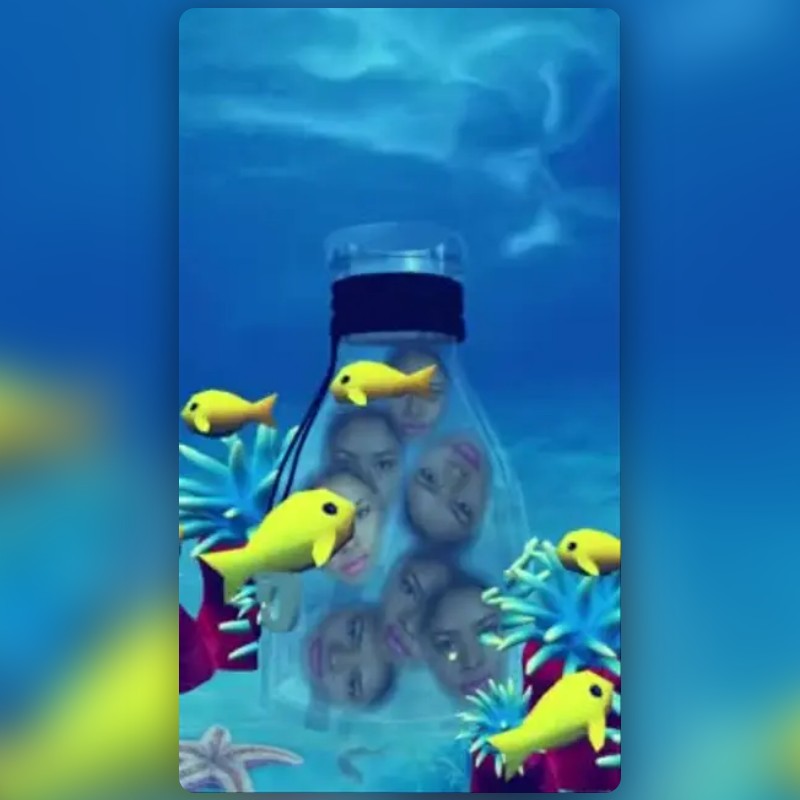 Ocean bottlettt Lens by ttt - Snapchat Lenses and Filters