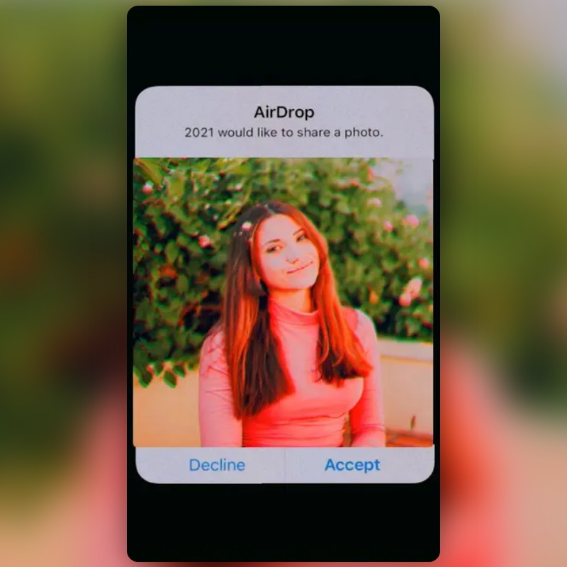 Airdrop Lens by Ramanpreet Singh - Snapchat Lenses and Filters