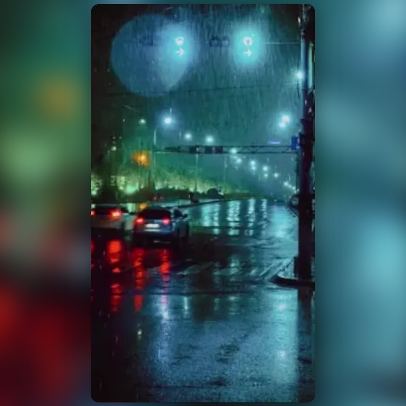 Rain Filter by Jiya Goyal | Snapchat Lenses