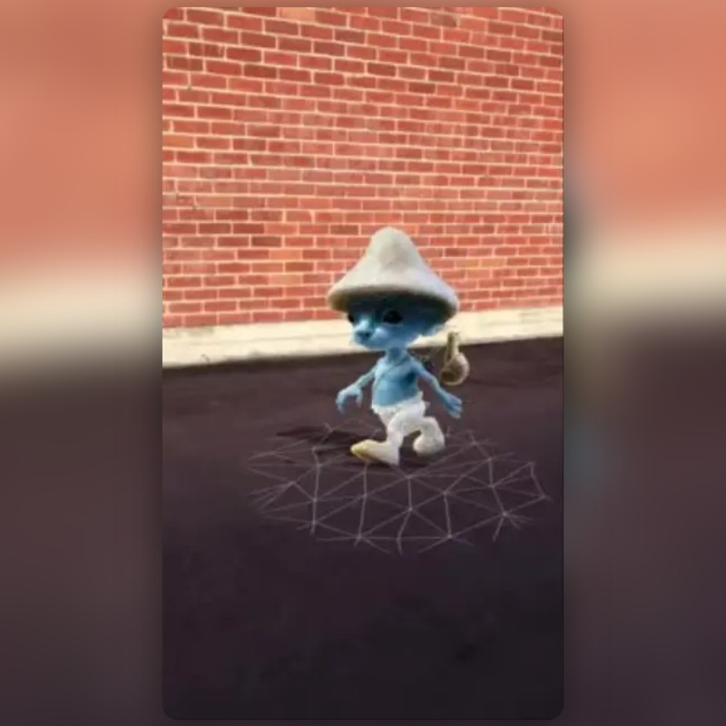 blue smurf cat Lens by agreeable greg - Snapchat Lenses and Filters