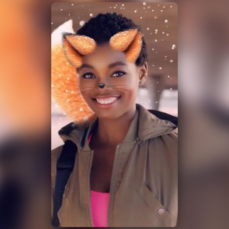 Winter Fox Lens by Snapchat - Snapchat Lenses and Filters