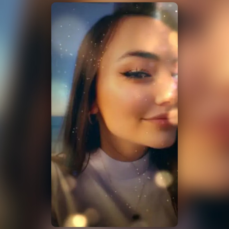 Elegant Gold Bokeh Filter by Snapchat | Snapchat Lenses