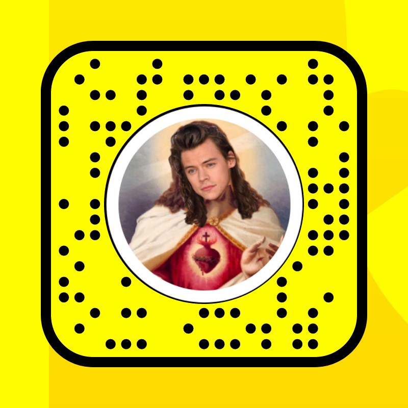 Harry Styles God Filter by Migle | Snapchat Lenses