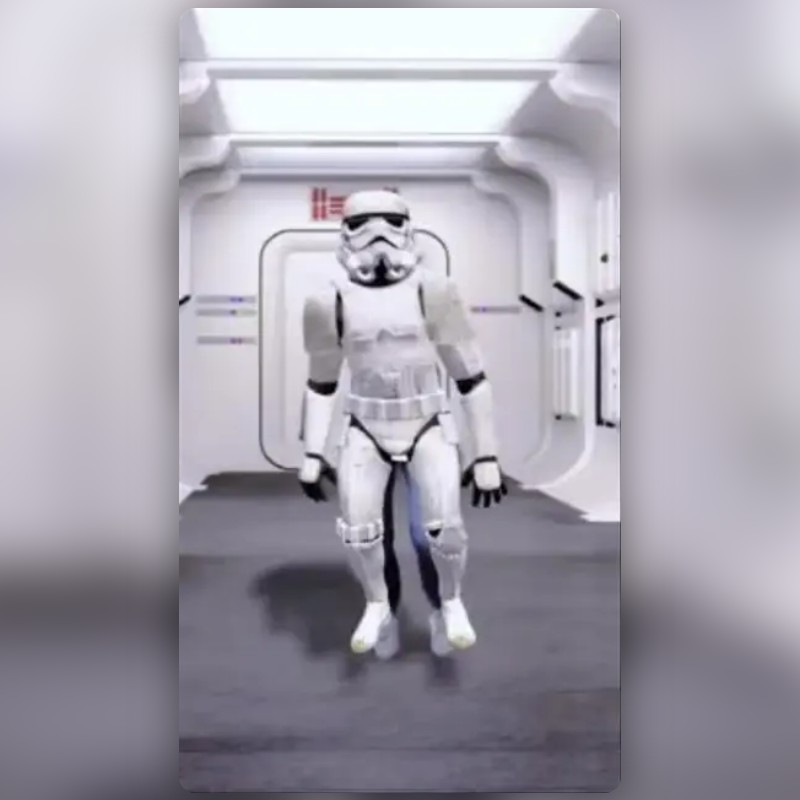 Stormtrooper Lens by Simone - Snapchat Lenses and Filters