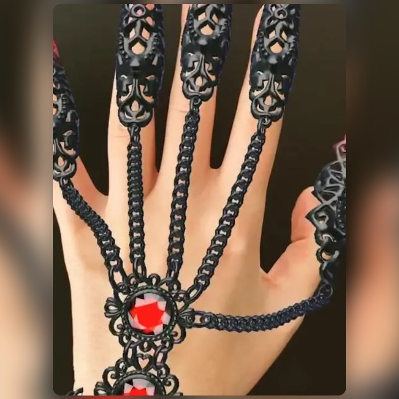 Black Hand Lens by -Tapmod Studio - - Snapchat Lenses and Filters