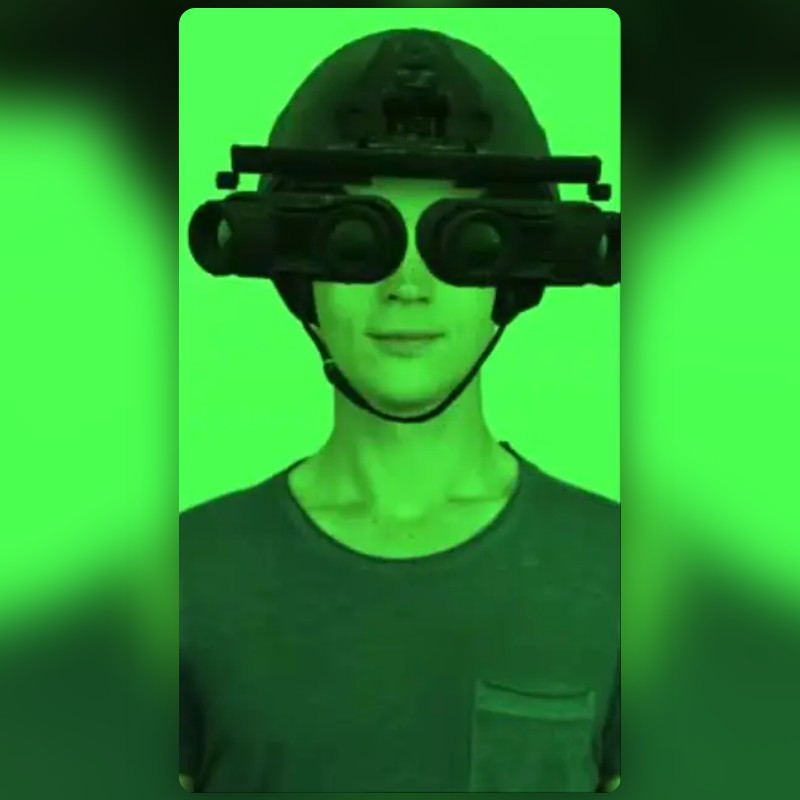 Night Vision Filter by Kevin | Snapchat Lenses