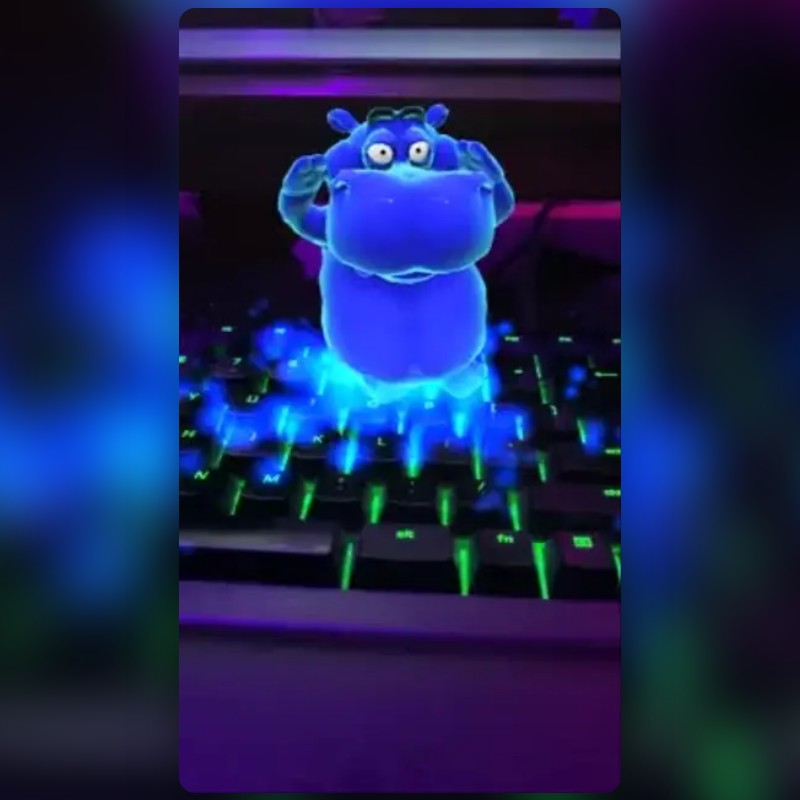 Magic Hippo Filter by Wayne Lambo | Snapchat Lenses