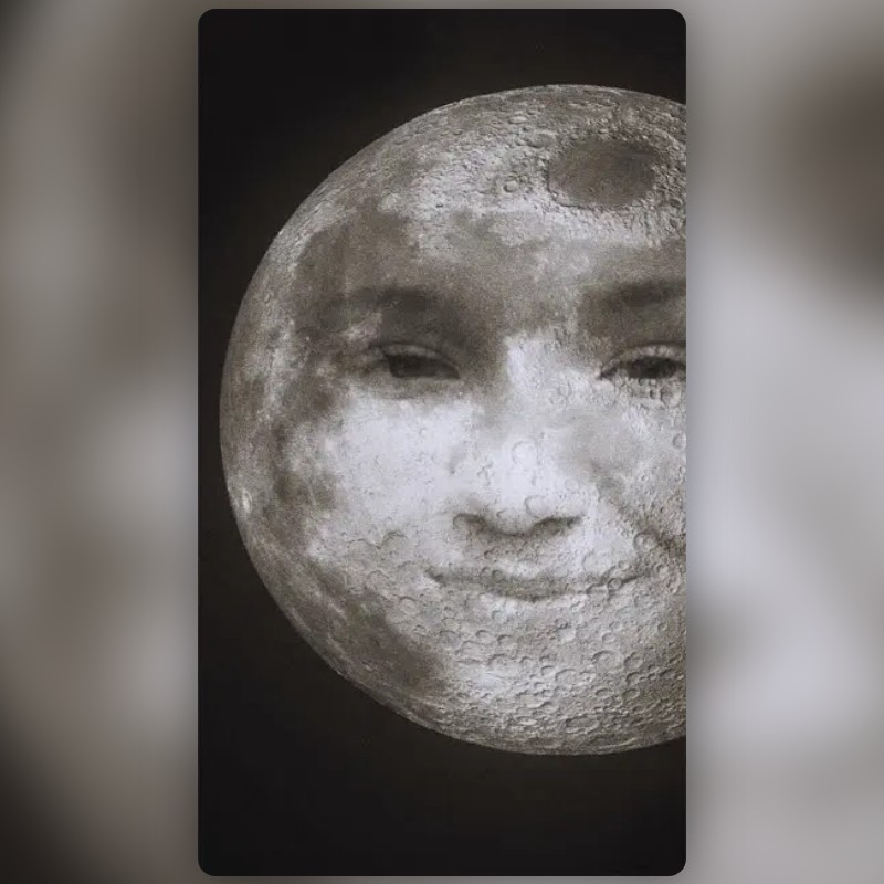 Your Moon Lens by Snapchat - Snapchat Lenses and Filters