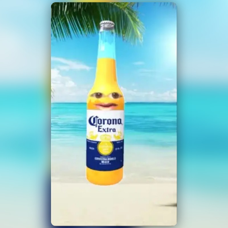 Beer Bottle Head Lens by Marco - Snapchat Lenses and Filters