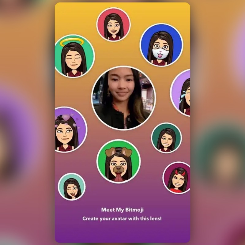 Bitmoji Creator Lens by Snapchat - Snapchat Lenses and Filters