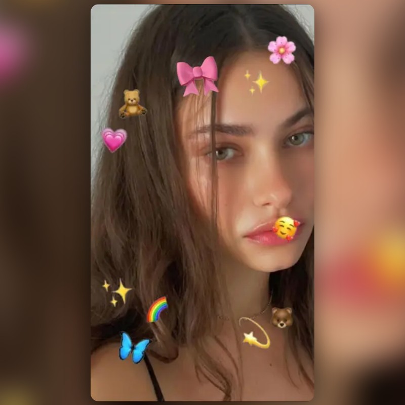 cute x ribbon Filter by Snapchat | Snapchat Lenses