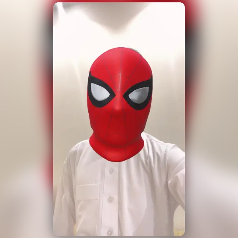 Spider-Man mask 3D Filter by مشاري الرويلي | Snapchat Lenses