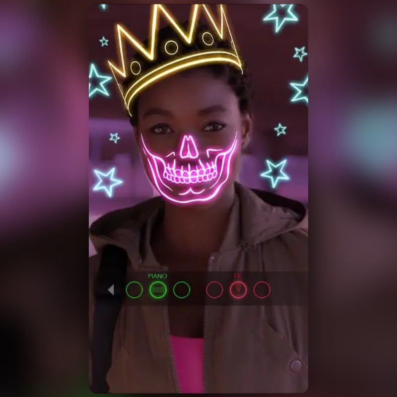 Feel the Beat Lens by Snapchat - Snapchat Lenses and Filters