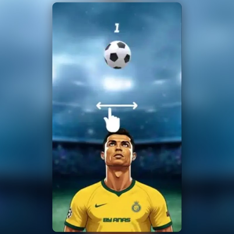 RONALDO BALL Filter by انس الفرجاني | ANAS | Snapchat Lenses