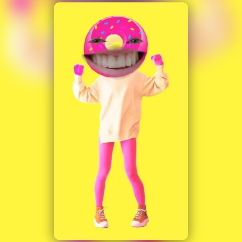 Dancing Donut Lens by Snapchat - Snapchat Lenses and Filters