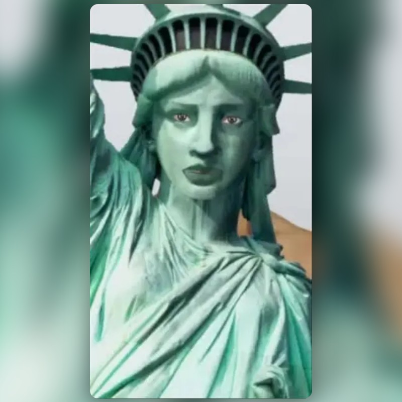 HoG Lady Liberty Lens by Bomper Studio - Snapchat Lenses and Filters