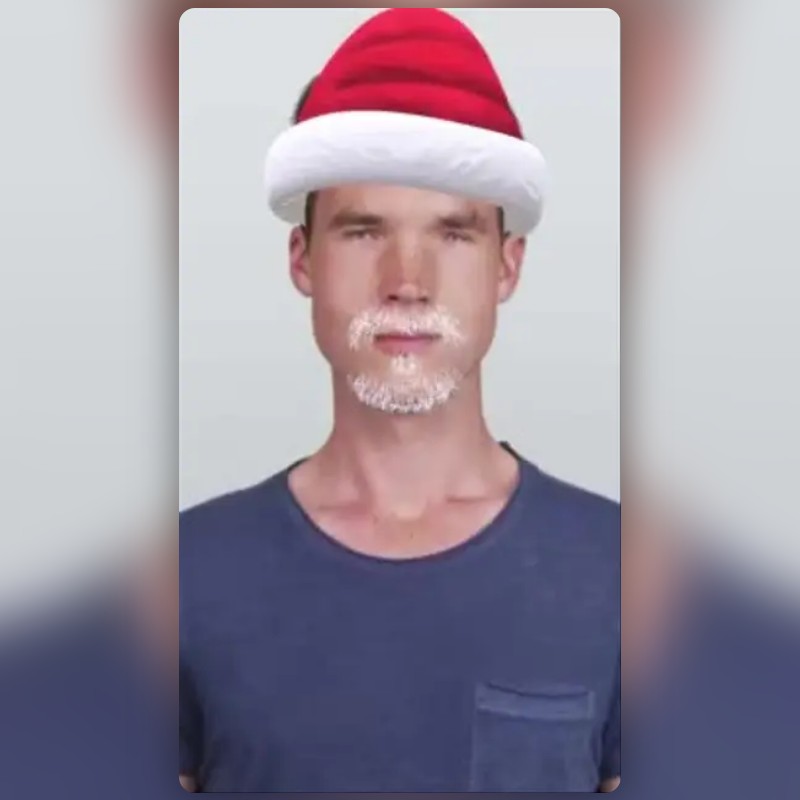 santa face Lens by عائلة هايل - Snapchat Lenses and Filters