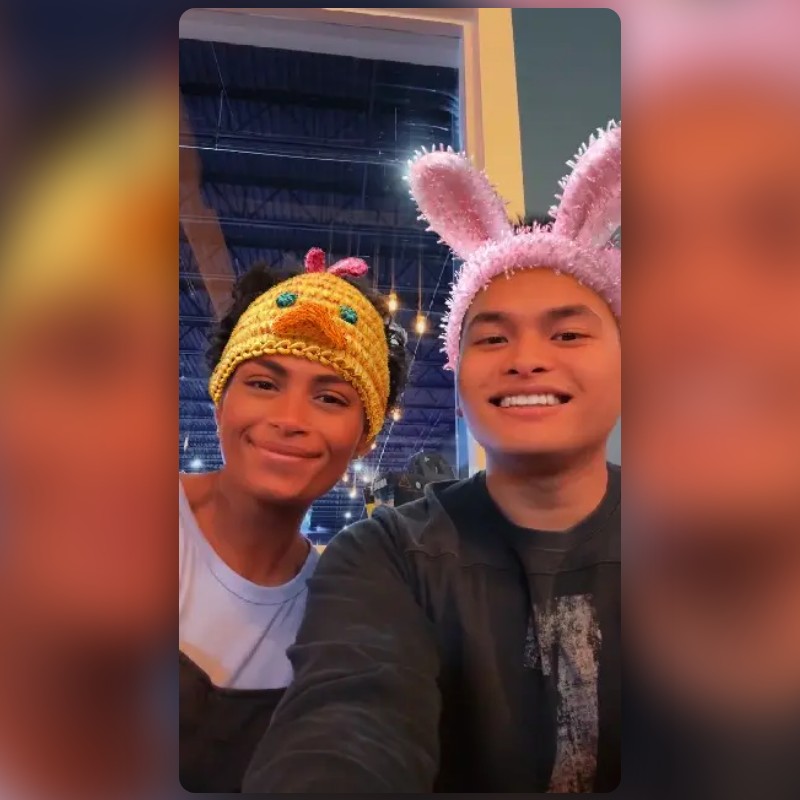 Cute hats Lens by Snapchat - Snapchat Lenses and Filters