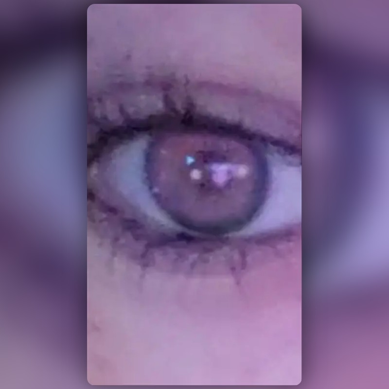 Pink eyes Lens by Kaydence - Snapchat Lenses and Filters