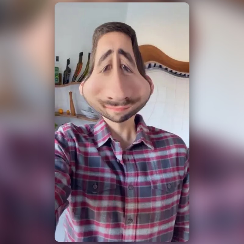 Sad Face Lens by Snapchat - Snapchat Lenses and Filters