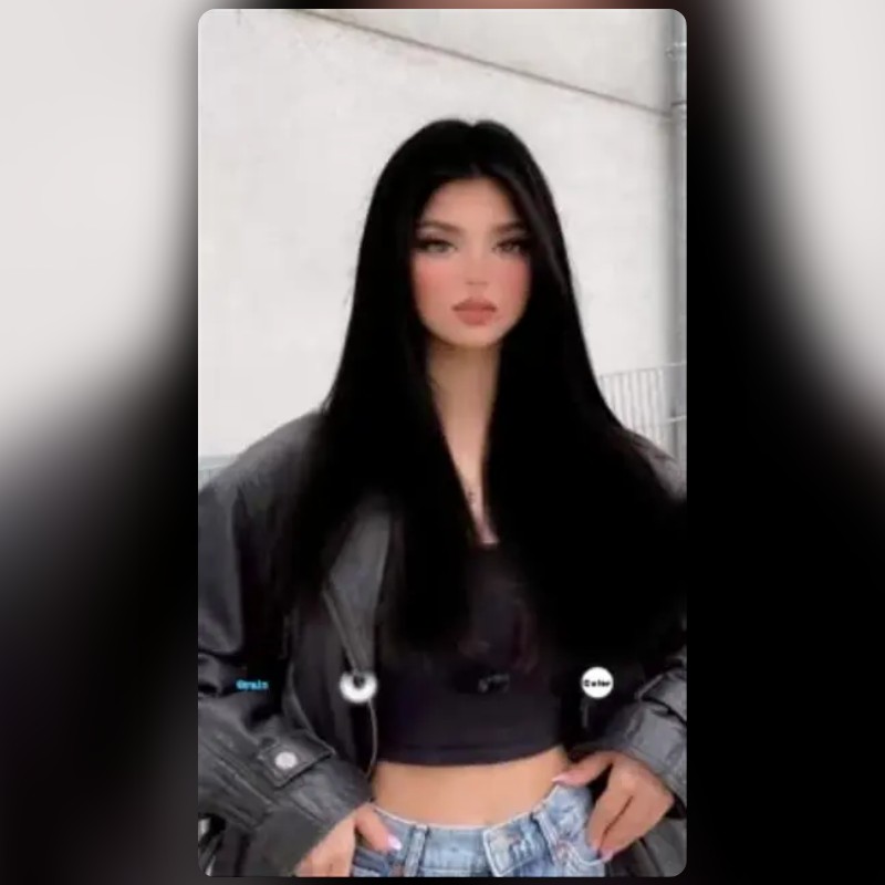 SLN BLACK HAIR Filter by Sivan 💙 سیڤان | Snapchat Lenses