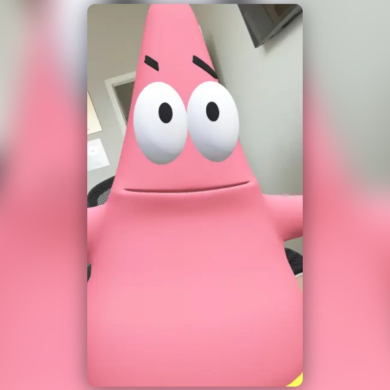 PATRICK STAR Lens by Snapchat - Snapchat Lenses and Filters