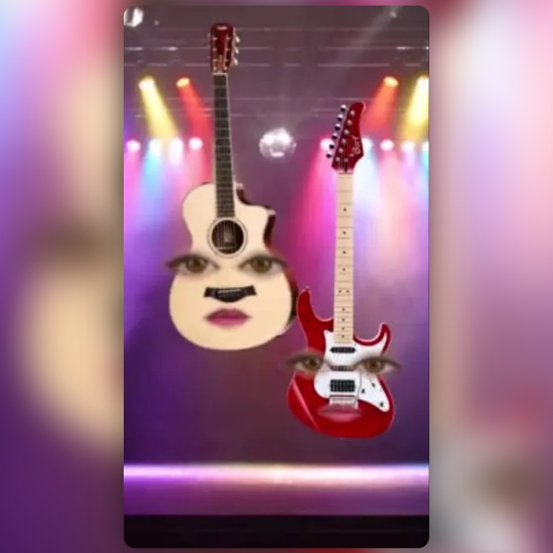 Guitar Music Lens by Rachel - Snapchat Lenses and Filters