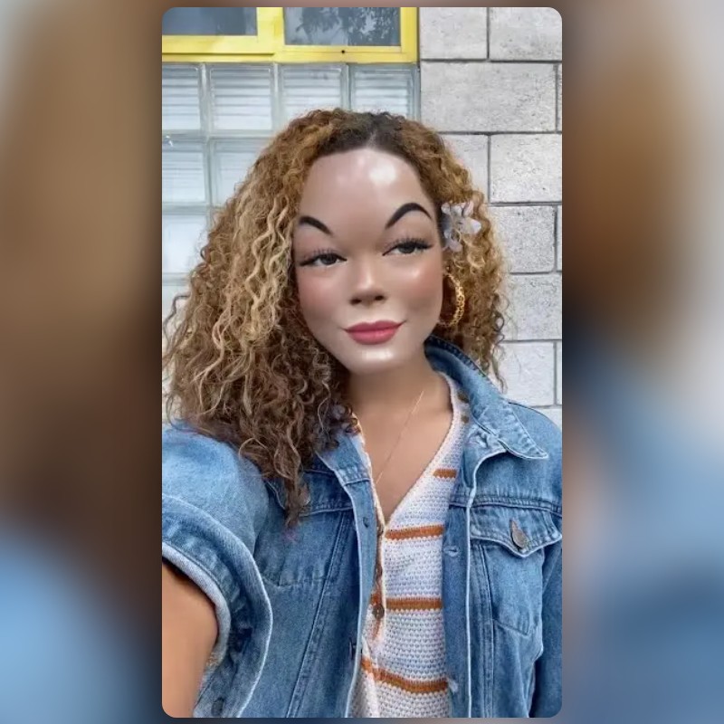 Plastic Doll Lens by Snapchat - Snapchat Lenses and Filters