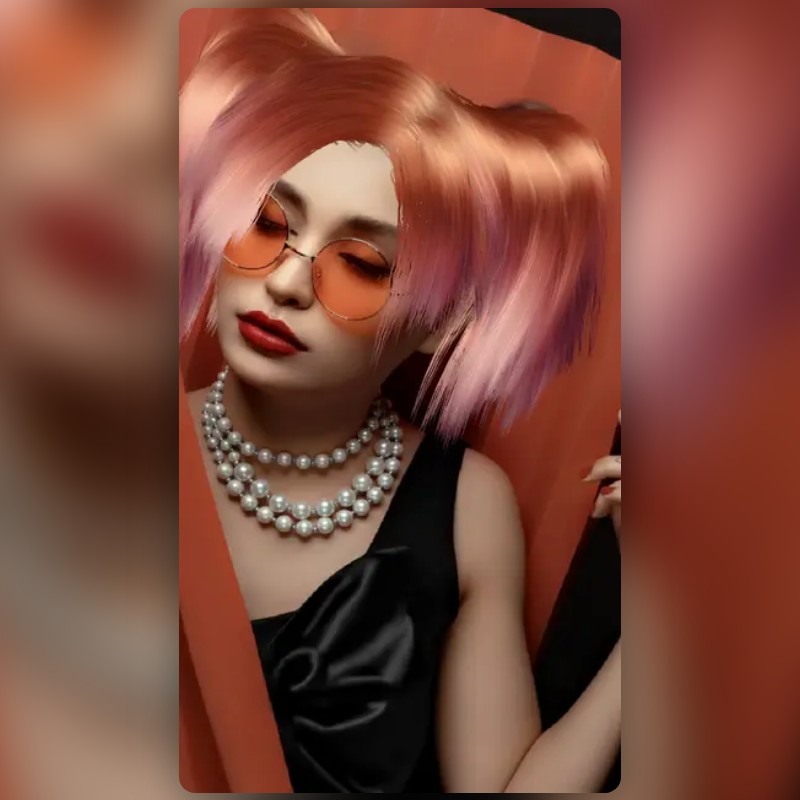 Red Ponytail Filter by Danielle Grace | Snapchat Lenses