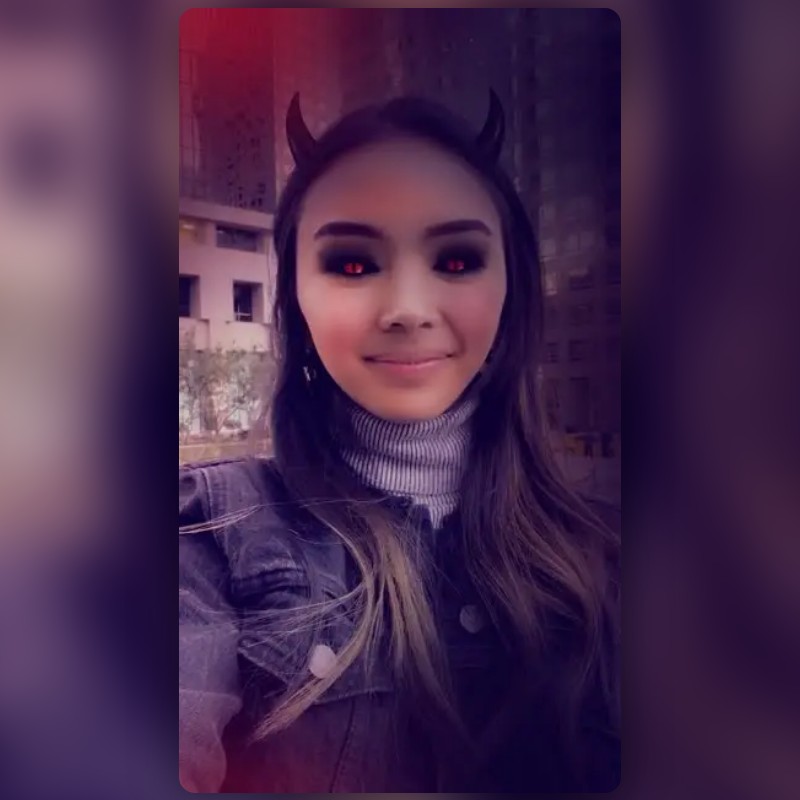 Red Demon Filter by Snapchat | Snapchat Lenses