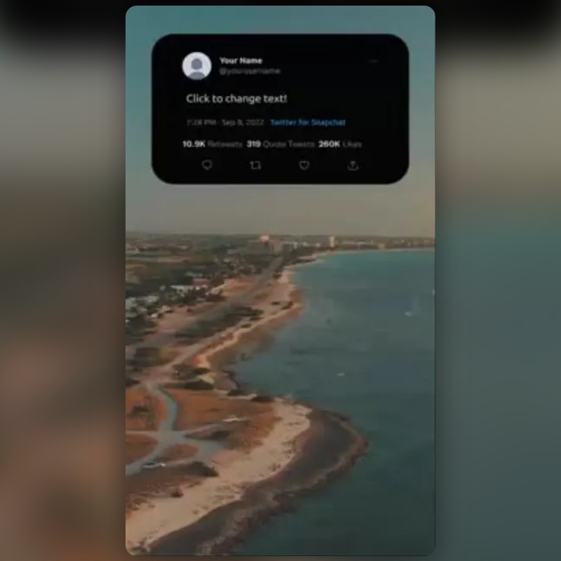 Tweet Maker v2 Lens by Luke Medeiros - Snapchat Lenses and Filters
