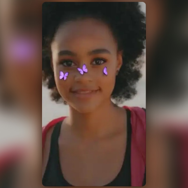 Butterfly Cheeks Lens by Snap Inc. - Snapchat Lenses and Filters