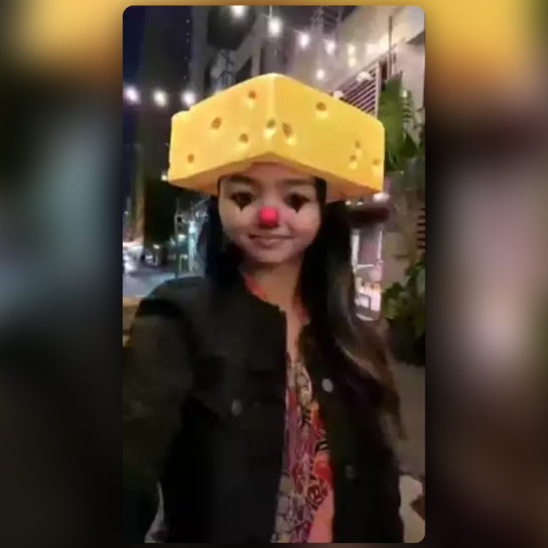 Clown Cheese Lens by Sky - Snapchat Lenses and Filters