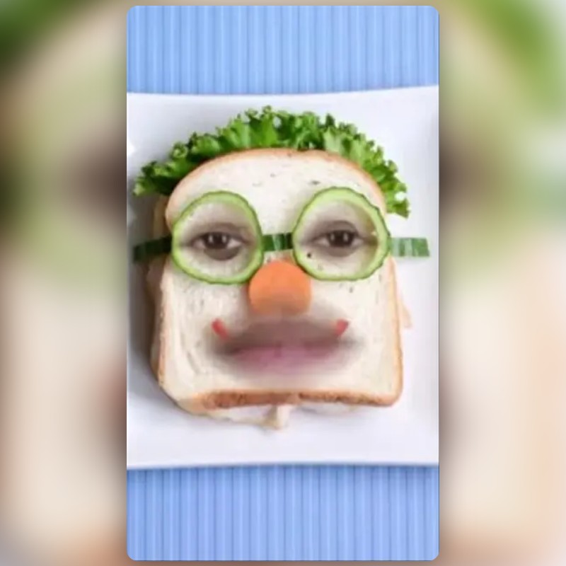 sandwich Lens by zanna - Snapchat Lenses and Filters