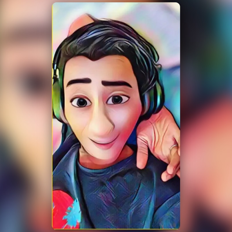 Animation 3D Face Lens by Snapchat - Snapchat Lenses and Filters
