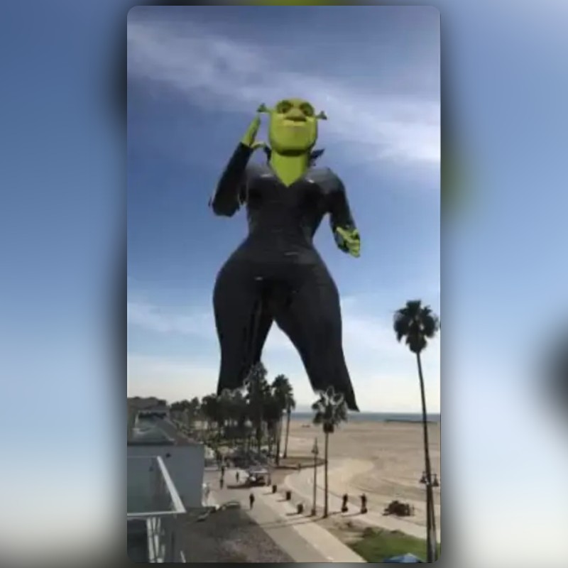 SHREK IN THE SKY Lens by Maxim Kuzlin - Snapchat Lenses and Filters
