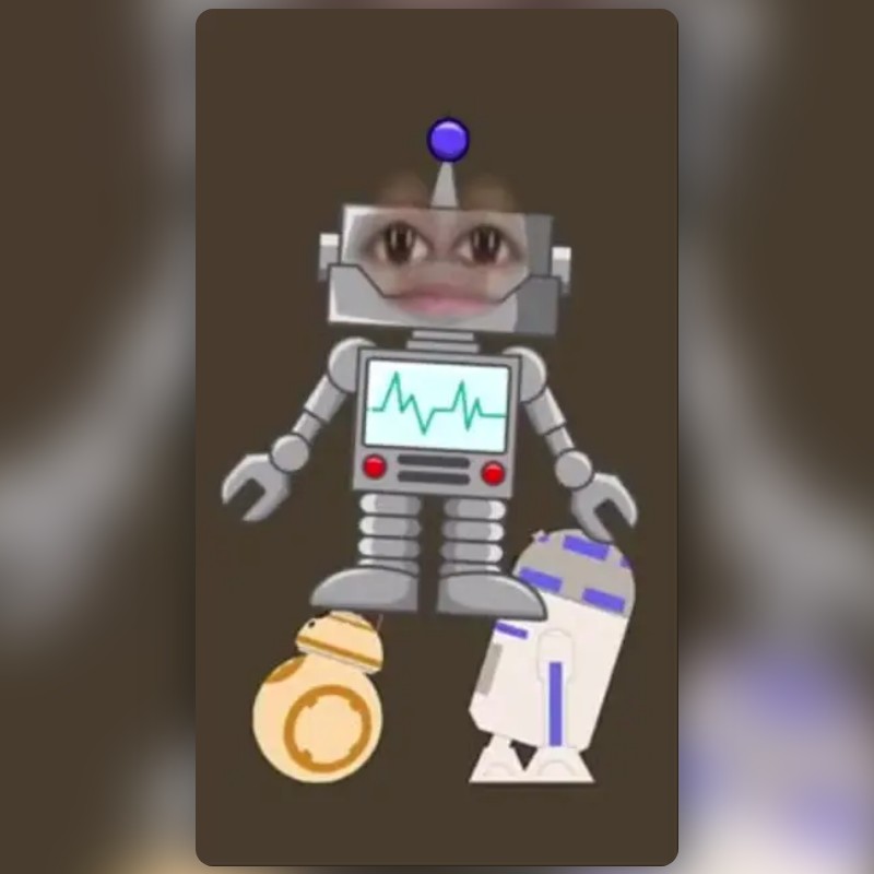 Robot Face Lens by Anastasia Berliana - Snapchat Lenses and Filters