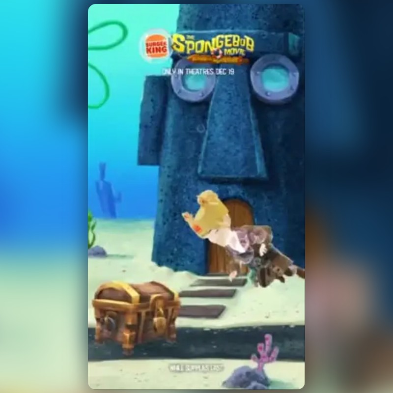 BK + SpongeBob Filter by Burger King | Snapchat Lenses