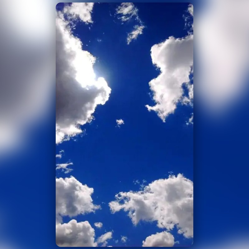 Blue Sky V3 Lens By قصة عدسة Jaber Snapchat Lenses And Filters