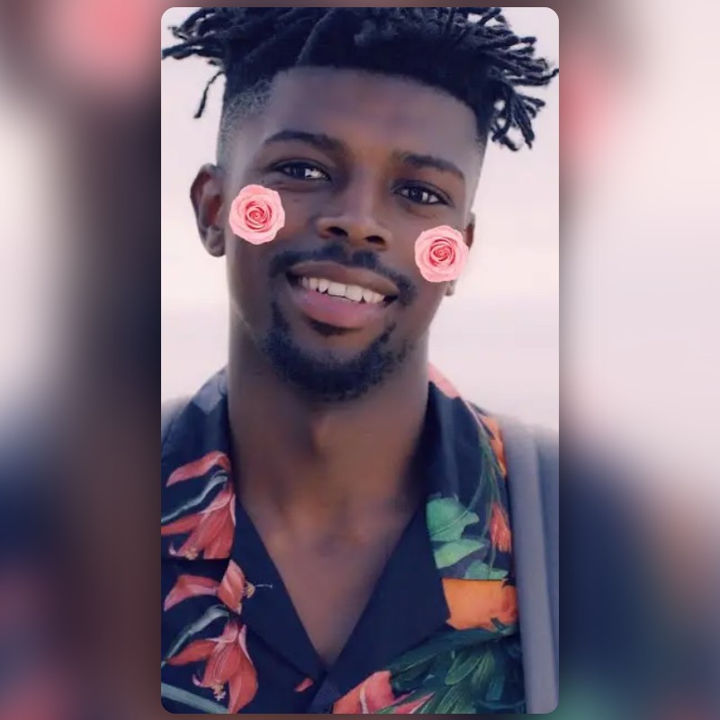 Rose Cheeks Lens by Snapchat - Snapchat Lenses and Filters