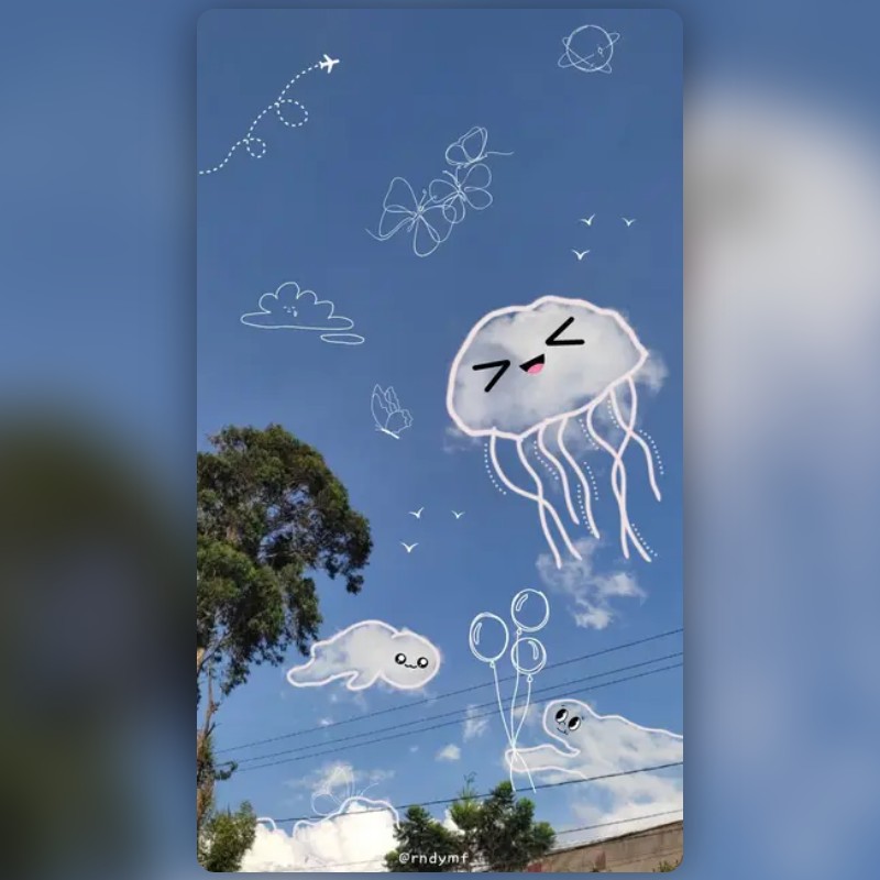cloudy Filter by Tarang Nayka | Snapchat Lenses
