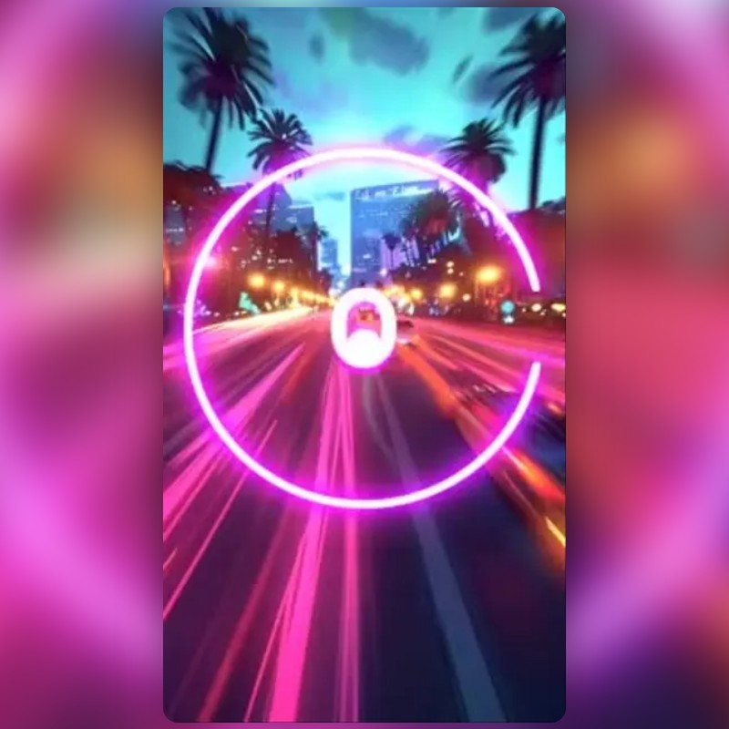 Neon Ball Escape! Filter by Simon QR 🦖 | Snapchat Lenses