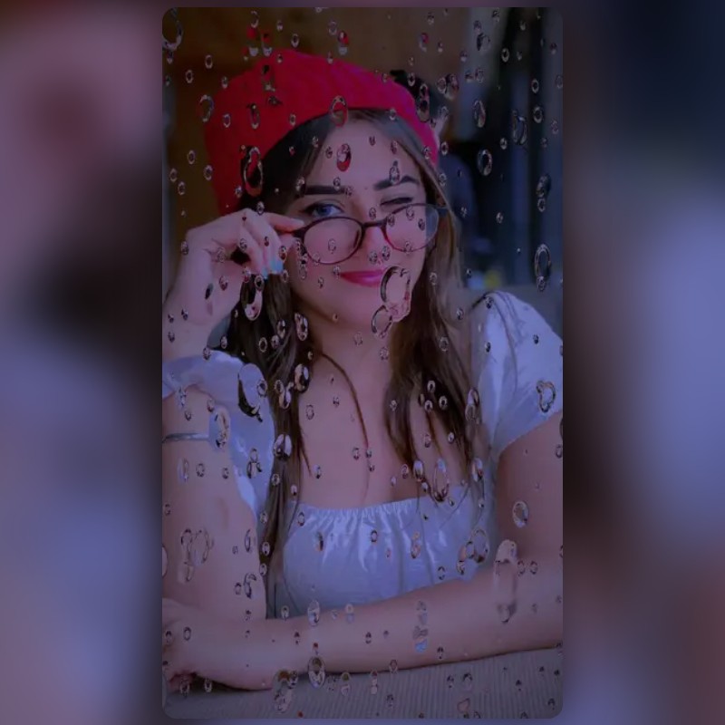 Rain Drops Lens by Real Jass - Snapchat Lenses and Filters